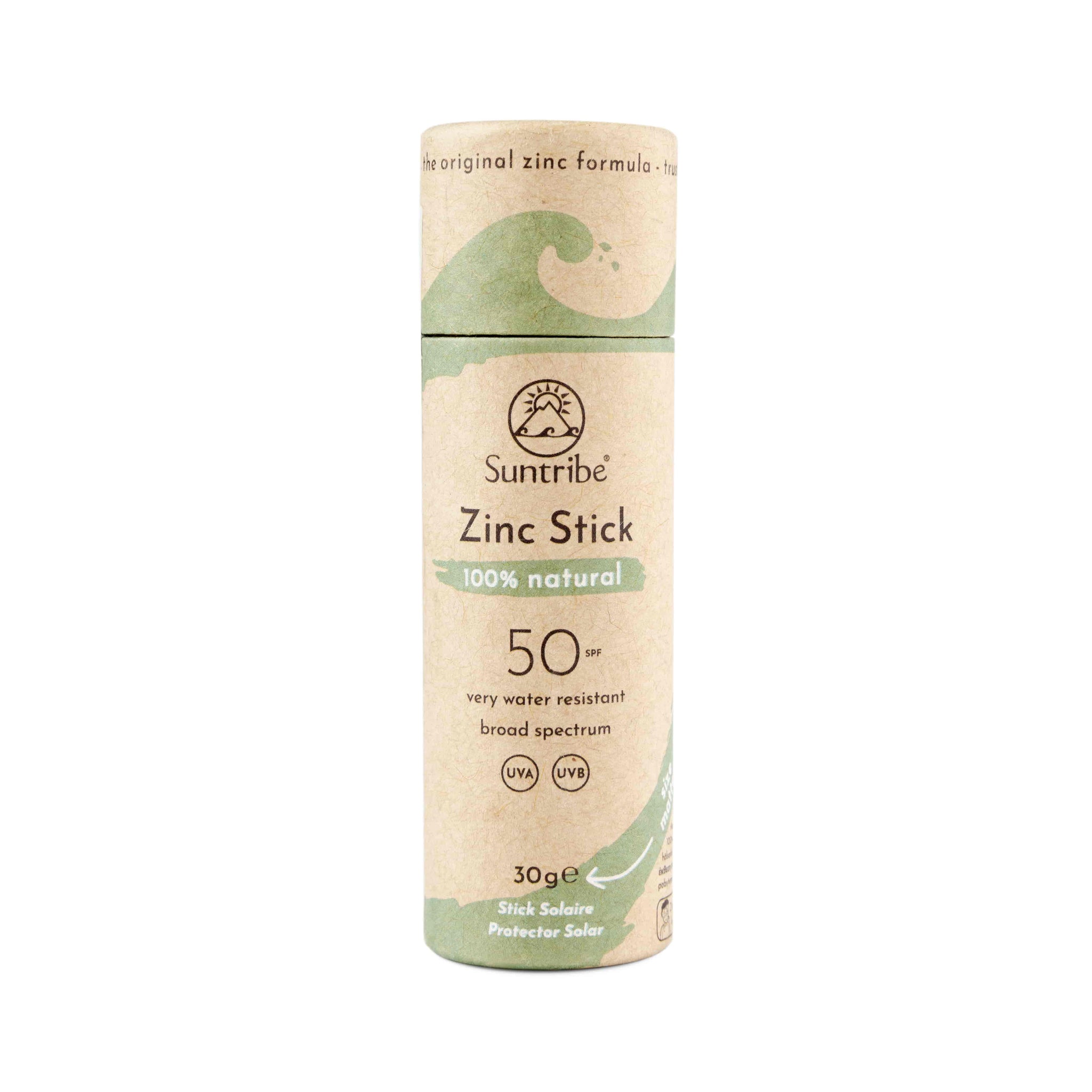 Suntribe Reef Safe Zinc Sun Stick - SPF 50 (Mint Green) - Sunscreen ...