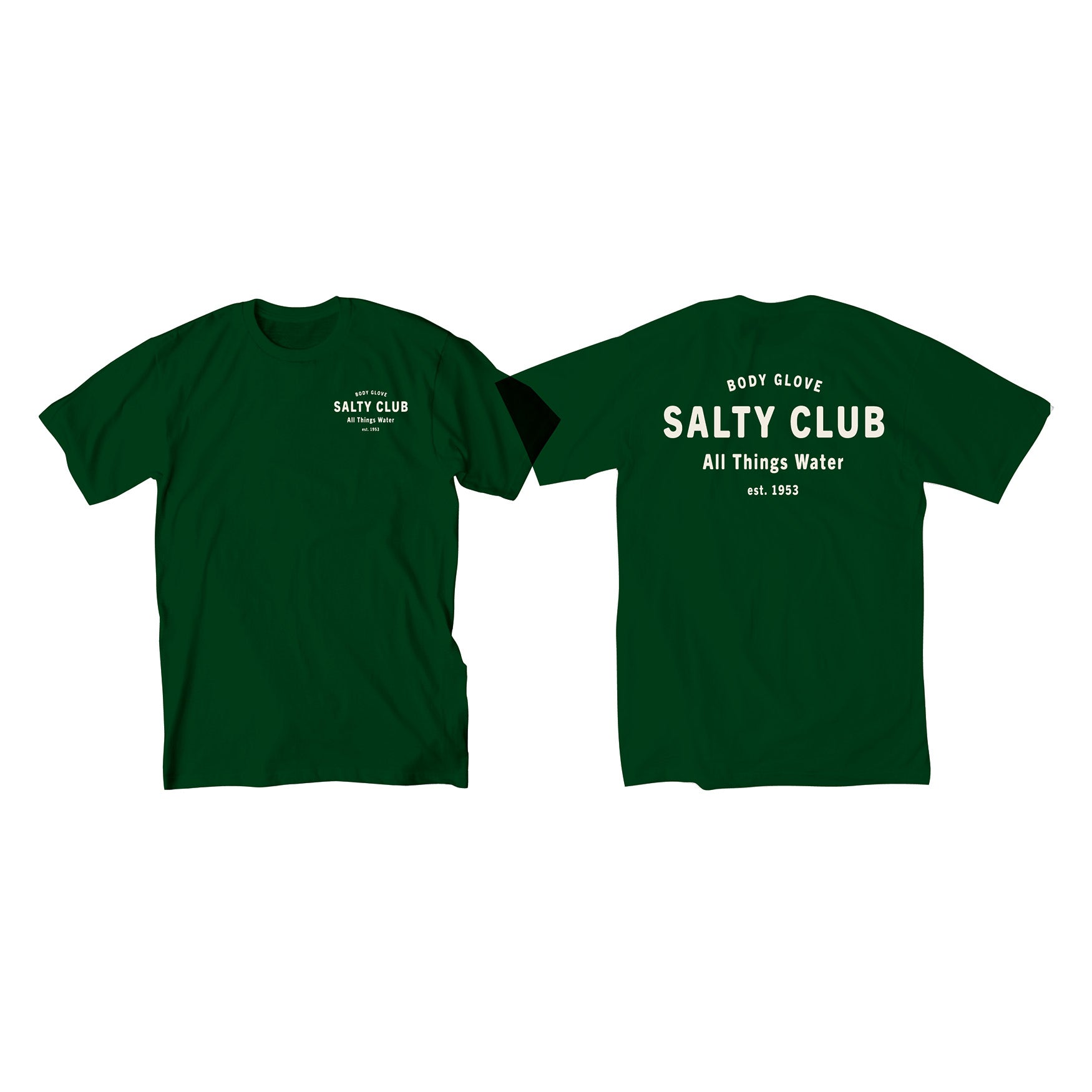 Body Glove Verbiage Surf Tee - Forest Green - T-Shirts - Green Overhead